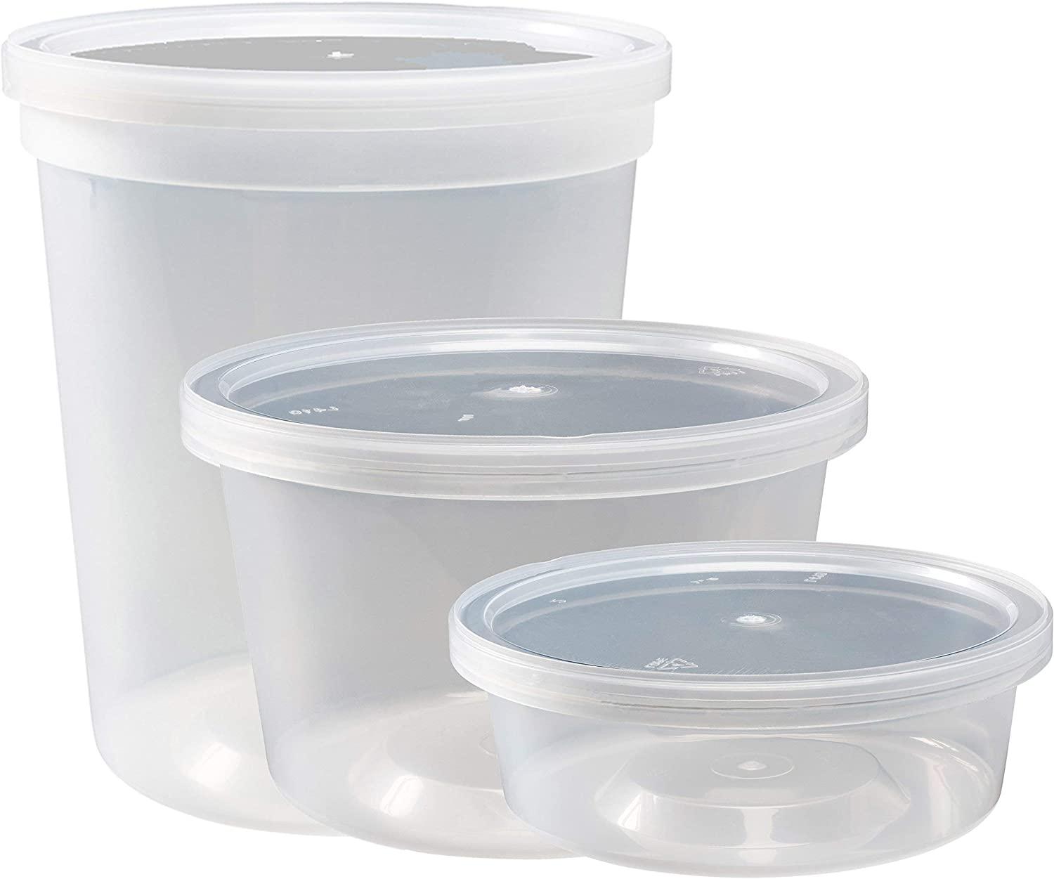 Round Deli Containers (All Sizes) – Perfection Products